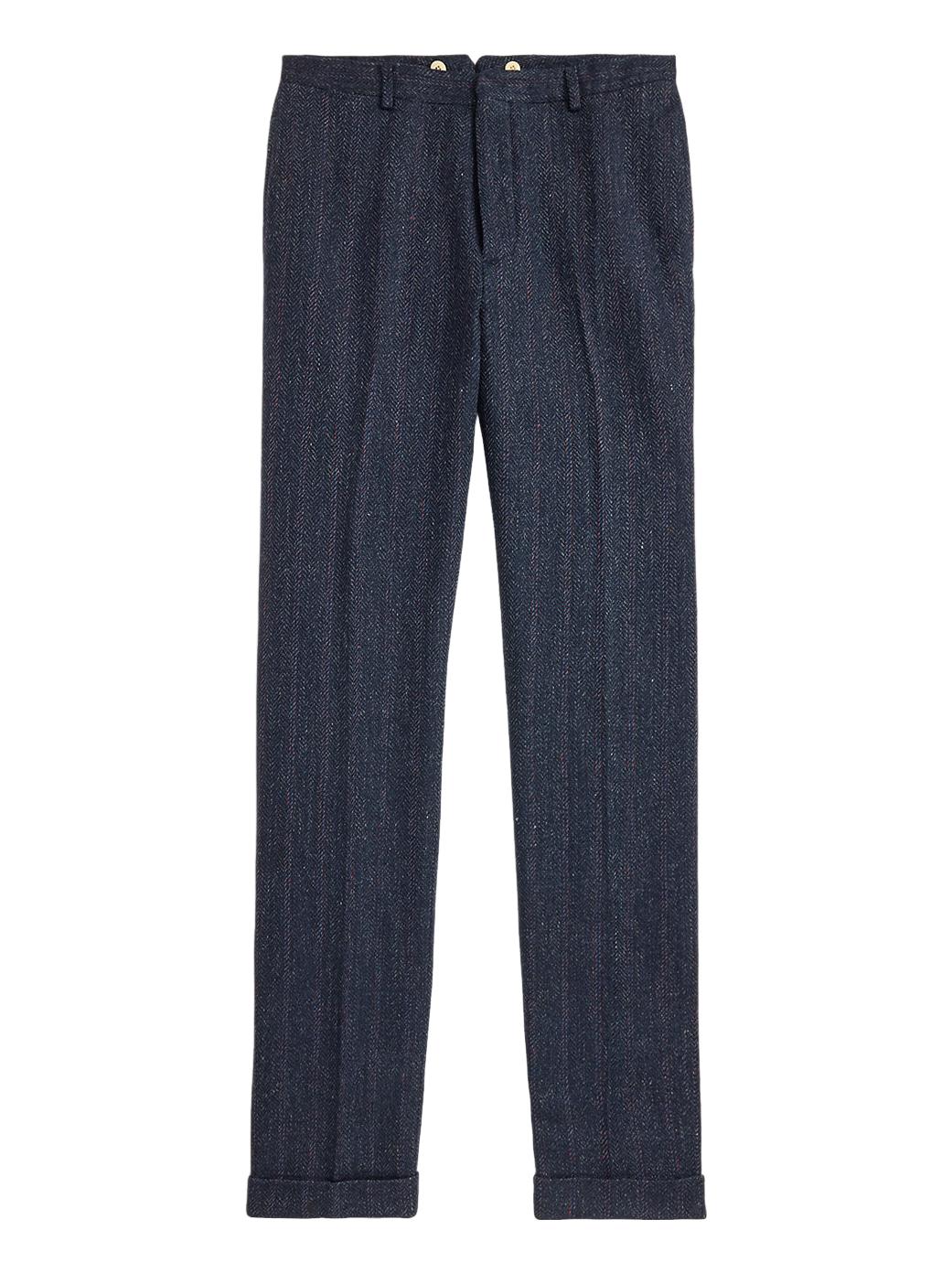 RALPH LAUREN Ralph Lauren Slim Fit Herringbone Linen-Blend Trousers